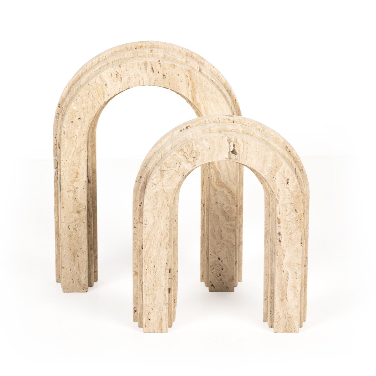 Travertine Arches - set of 2 – Maker & Moss