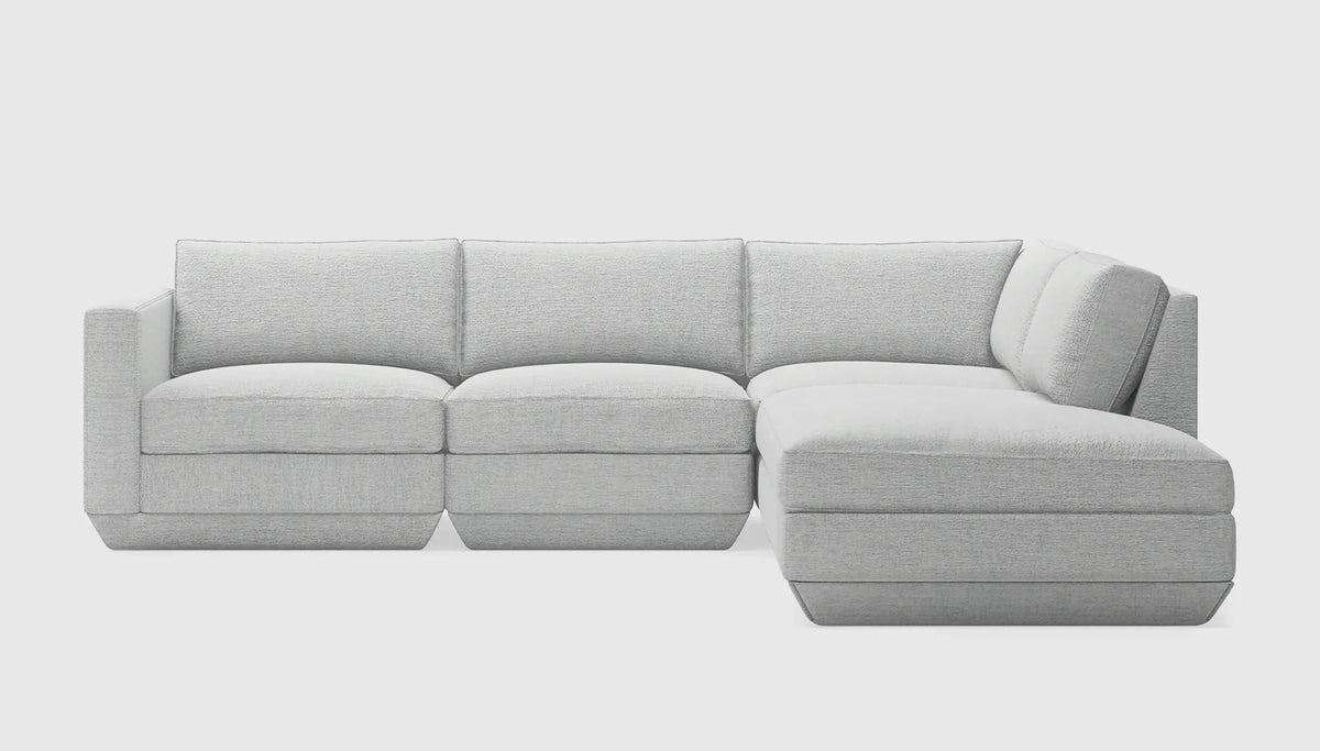 Podium Modular 4PC Lounge Sectional A – Maker & Moss