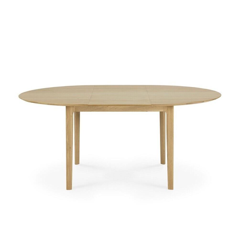 Ethnicraft Bok Round Extendable Dining Table – Maker & Moss