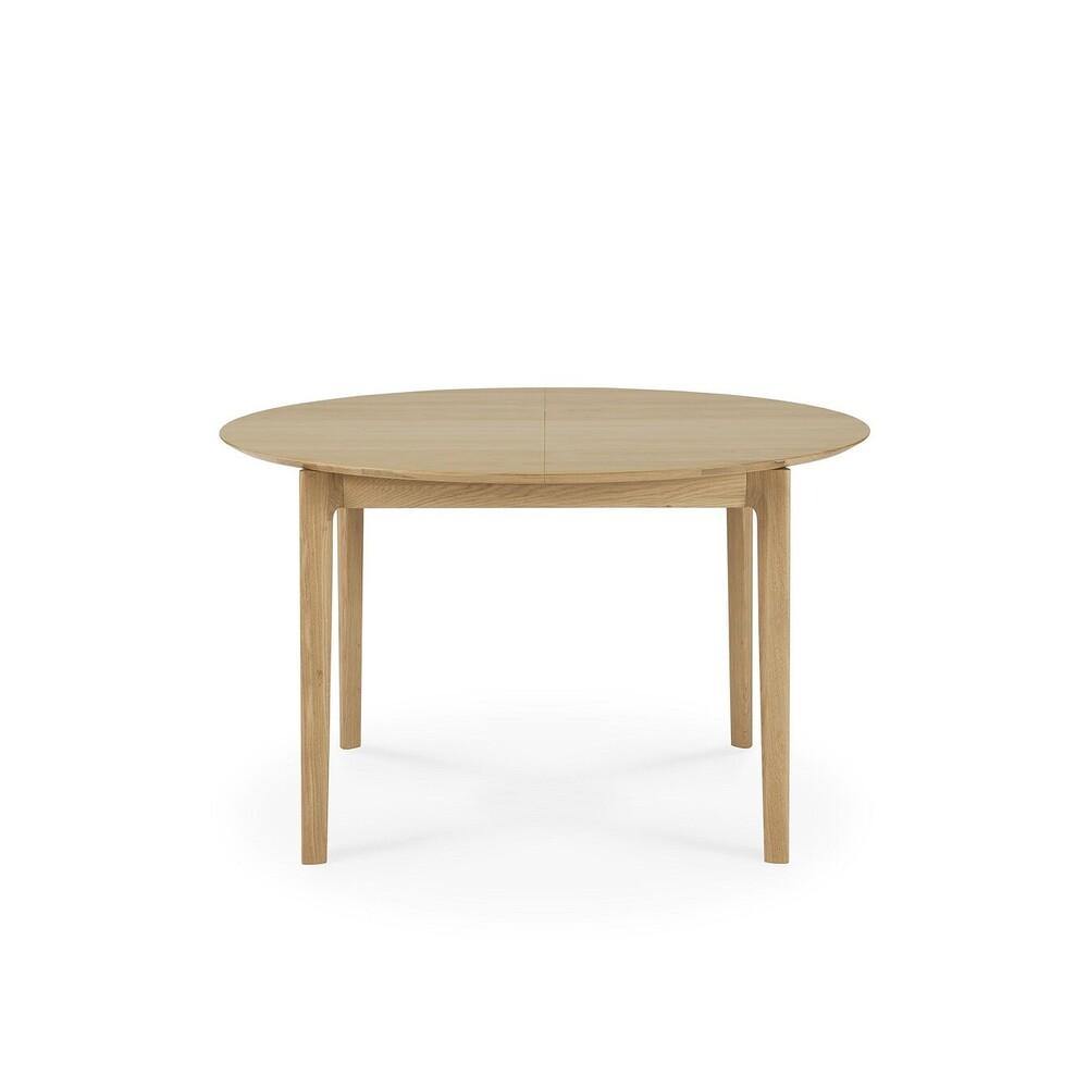 Ethnicraft Bok Round Extendable Dining Table – Maker & Moss