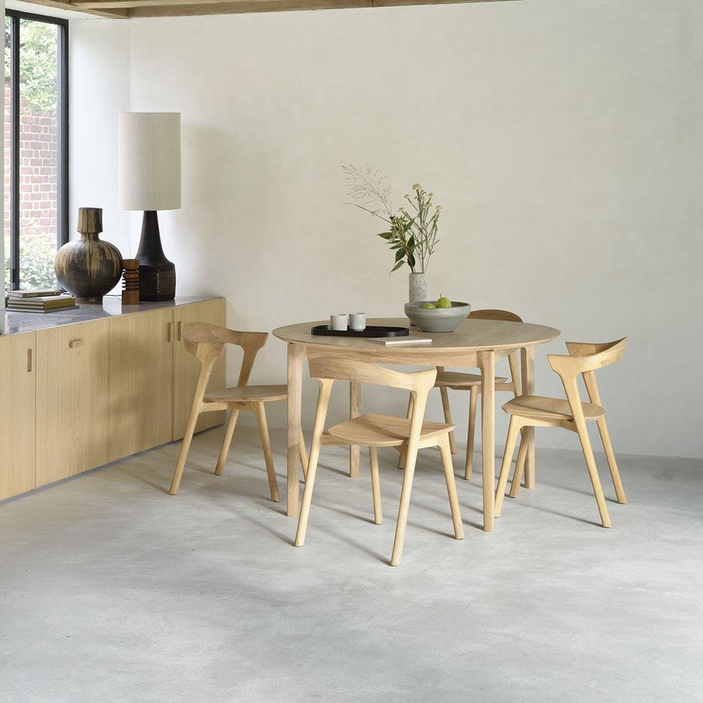 Ethnicraft Bok Round Extendable Dining Table – Maker & Moss