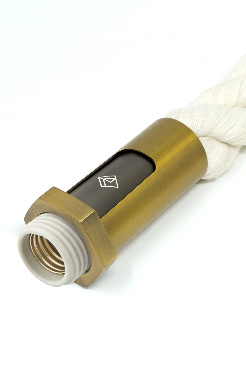 Dume Rope Pendant Mavisten Brass – Maker & Moss