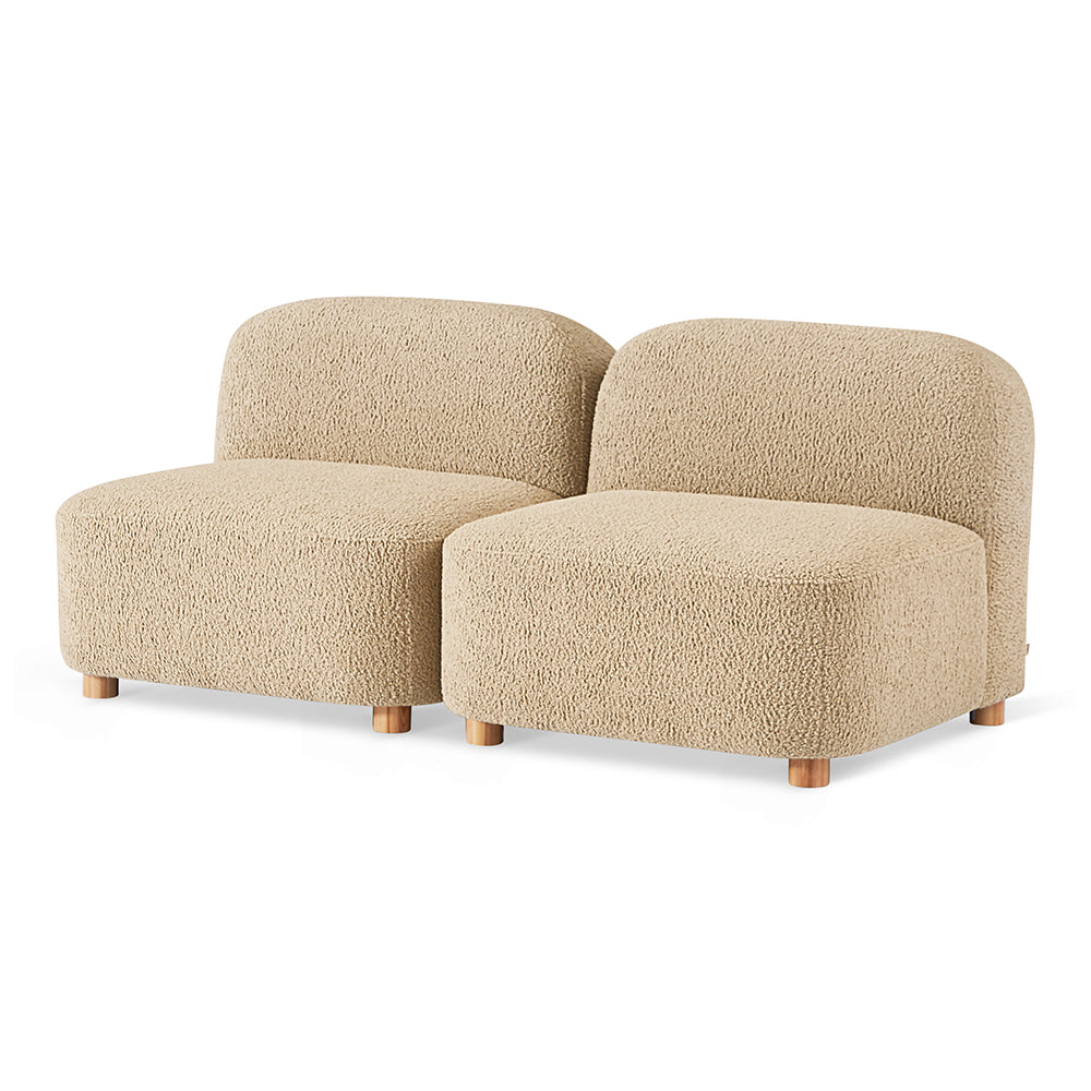 Circuit Modular 2-Piece Armless Sofa – Maker & Moss