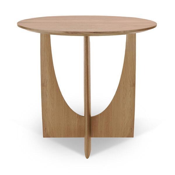 Geometric Solid Wood Side Table by Ethnicraft – Maker & Moss